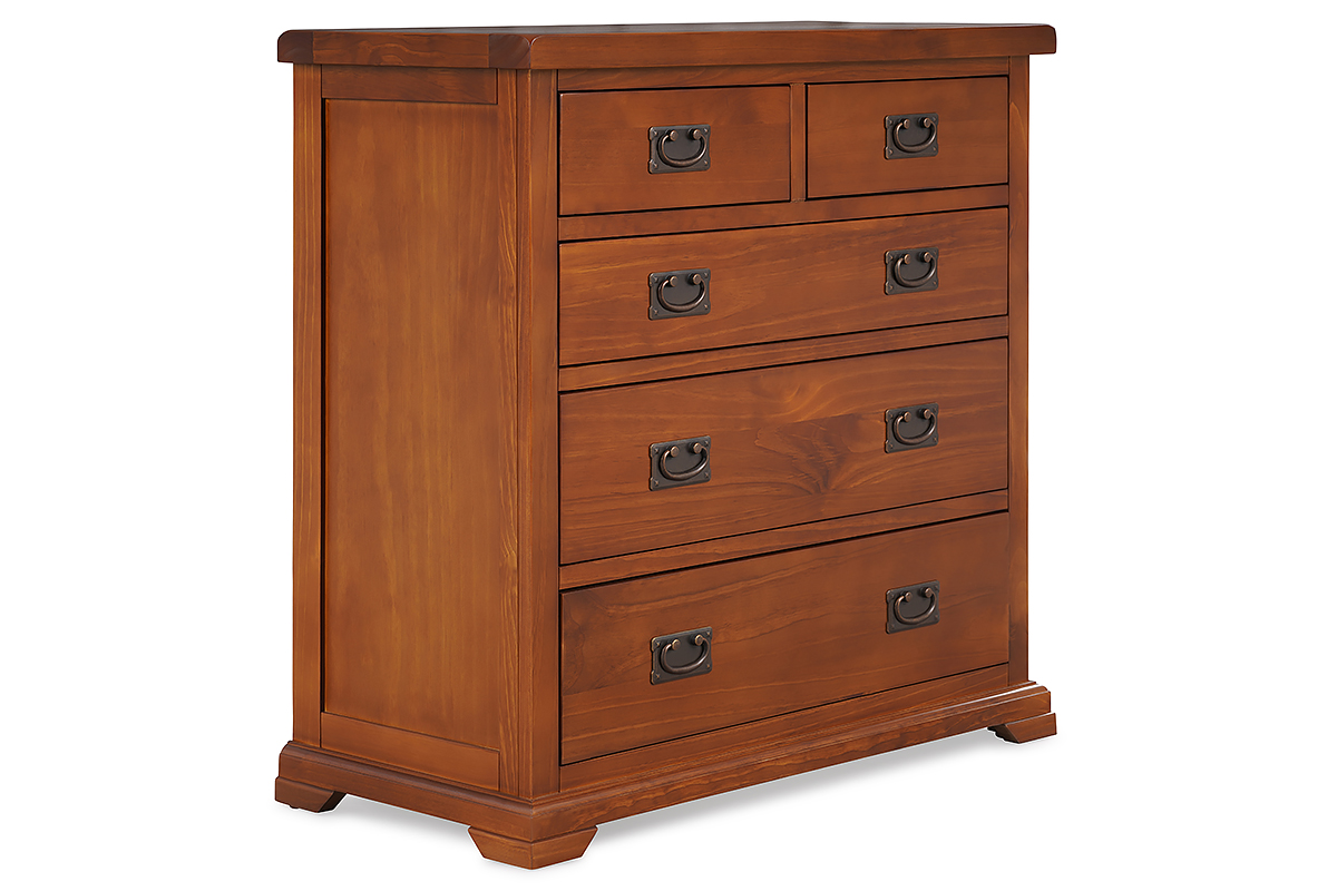 Egyptian Brown 5 Drawers Chest - Michael Murphy Home Furnishing