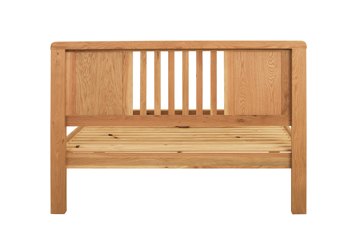 Radcliff Oak Double 4'6 Bed Frame - Michael Murphy Home Furnishing