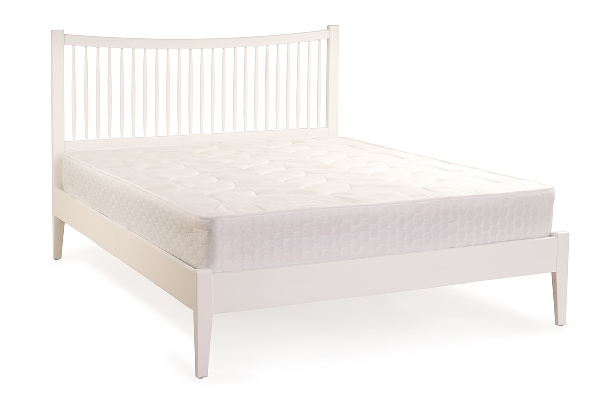 Coolmore White Small Double 4' Bed Frame - Michael Murphy Home Furnishing