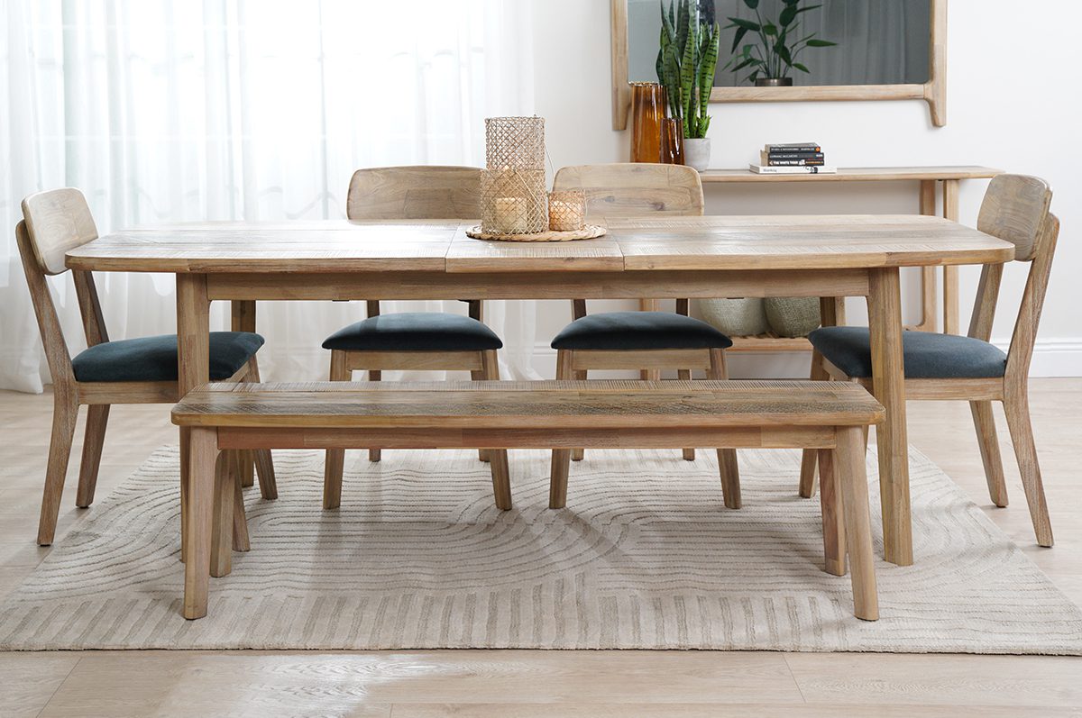 Ellis Extendable Dining Table 1.8-2.6m - Michael Murphy Home Furnishing