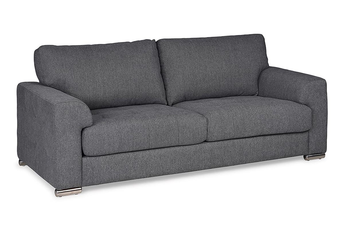 Jackson Dark Grey Fabric 3 Seater Sofa - Michael Murphy Home Furnishing