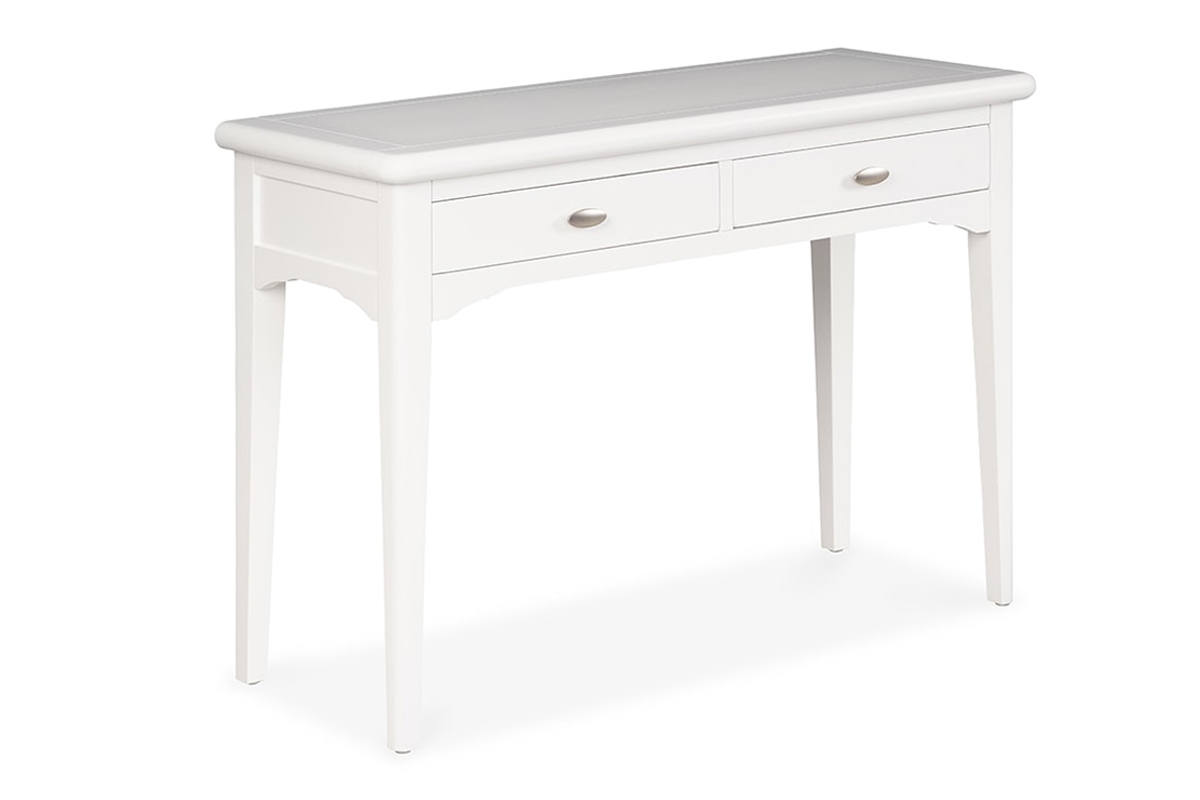 Alaska White 2 Drawer Dressing Table - Michael Murphy Home Furnishing