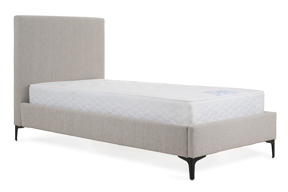 Callie Beige Single 3' Bed Frame - Michael Murphy Home Furnishing