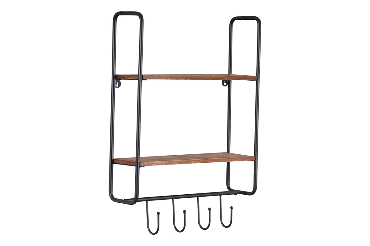 Hook Wooden Wall Shelf - Michael Murphy Home Furnishing