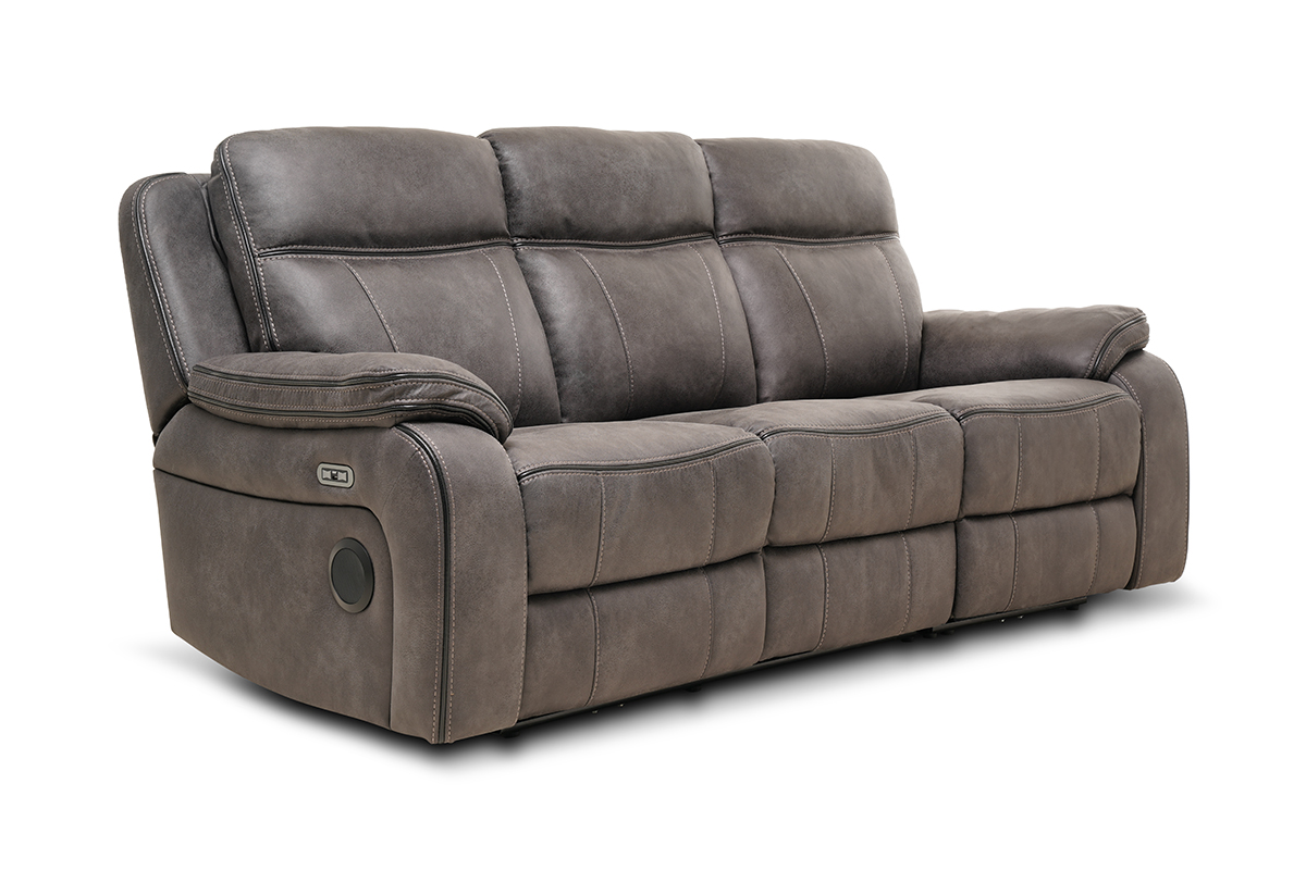 Lansdowne Electric 3 Seater Sofa with Bluetooth Speaker and Head Tilt ...