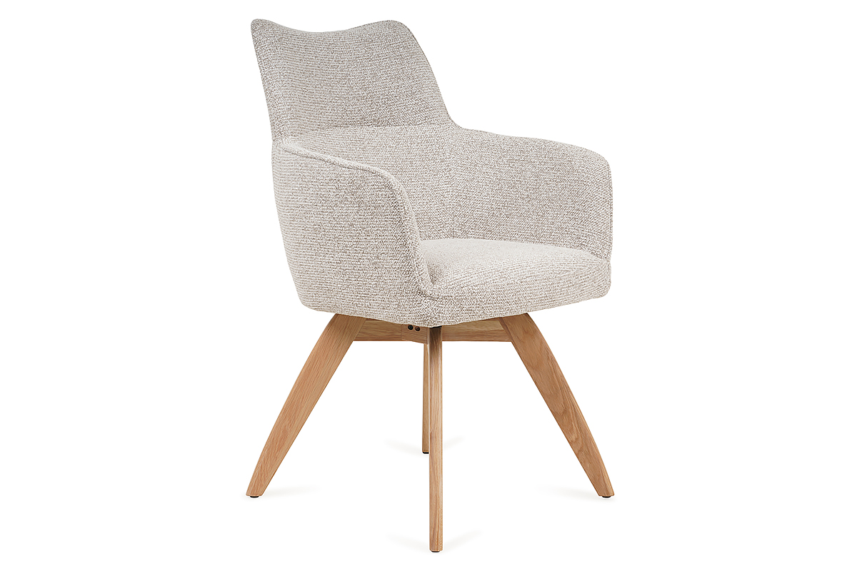 Oscar Grey Swivel Dining Chair - Michael Murphy Home Furnishing